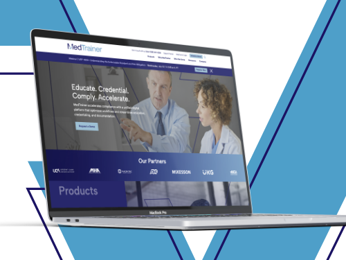 MedTrainer, A Digital Healthcare Solution Rebrands | Bluetext